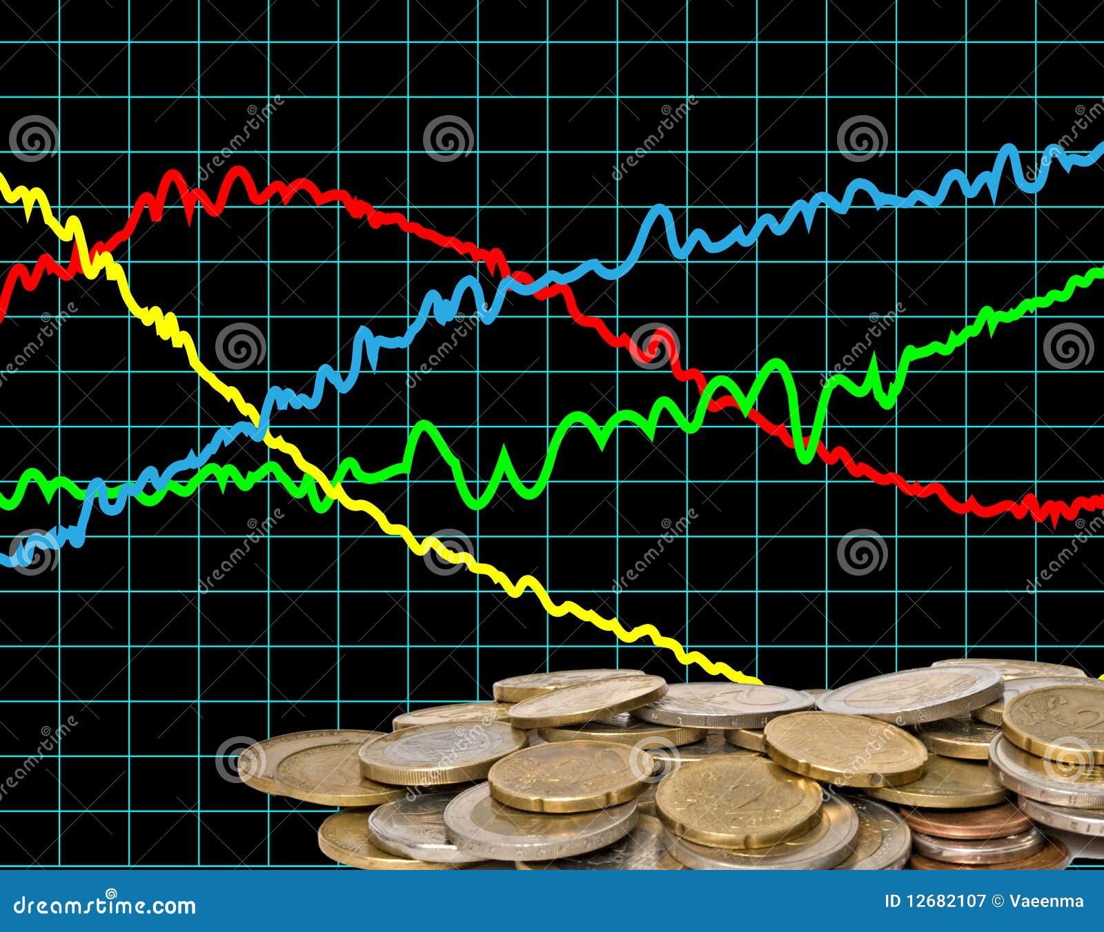 Metafoor Van De Economische Groei Stock Afbeelding - Image of ...