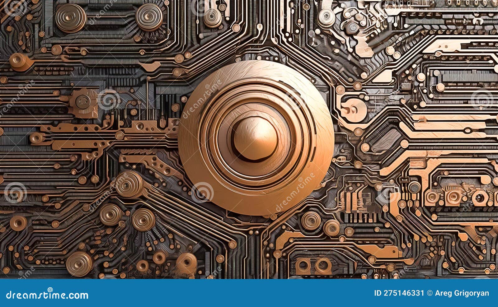 Metal Abstract Object Structure from Waves, Particles Fluids and ...