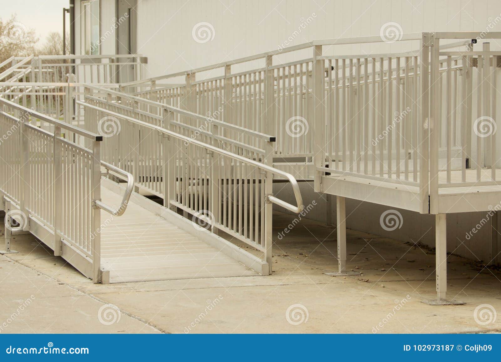 Access Ramp stock image. Image of disabled, building - 102973187