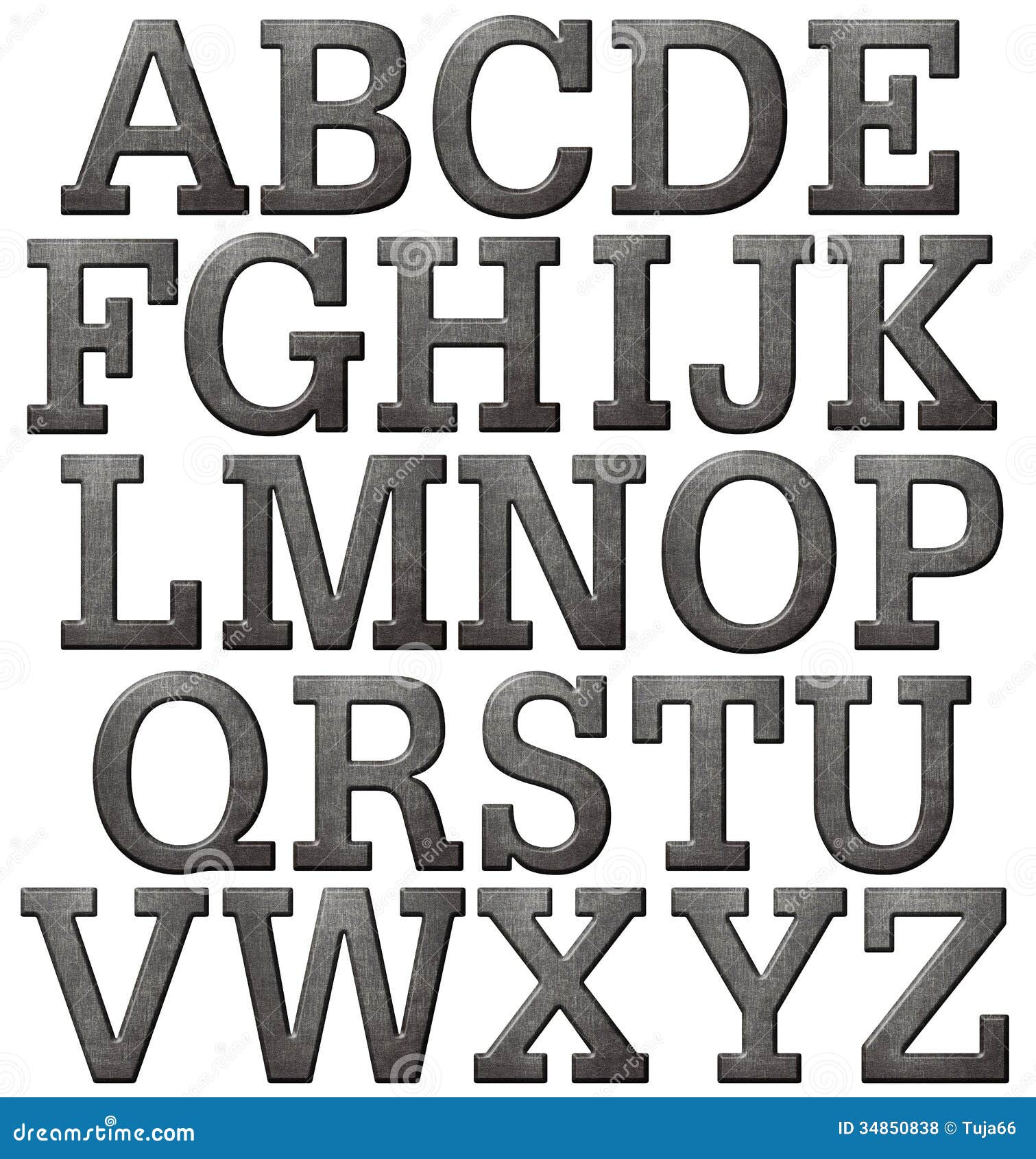 Metal alphabet stock photo. Image of element, symbol - 34850838