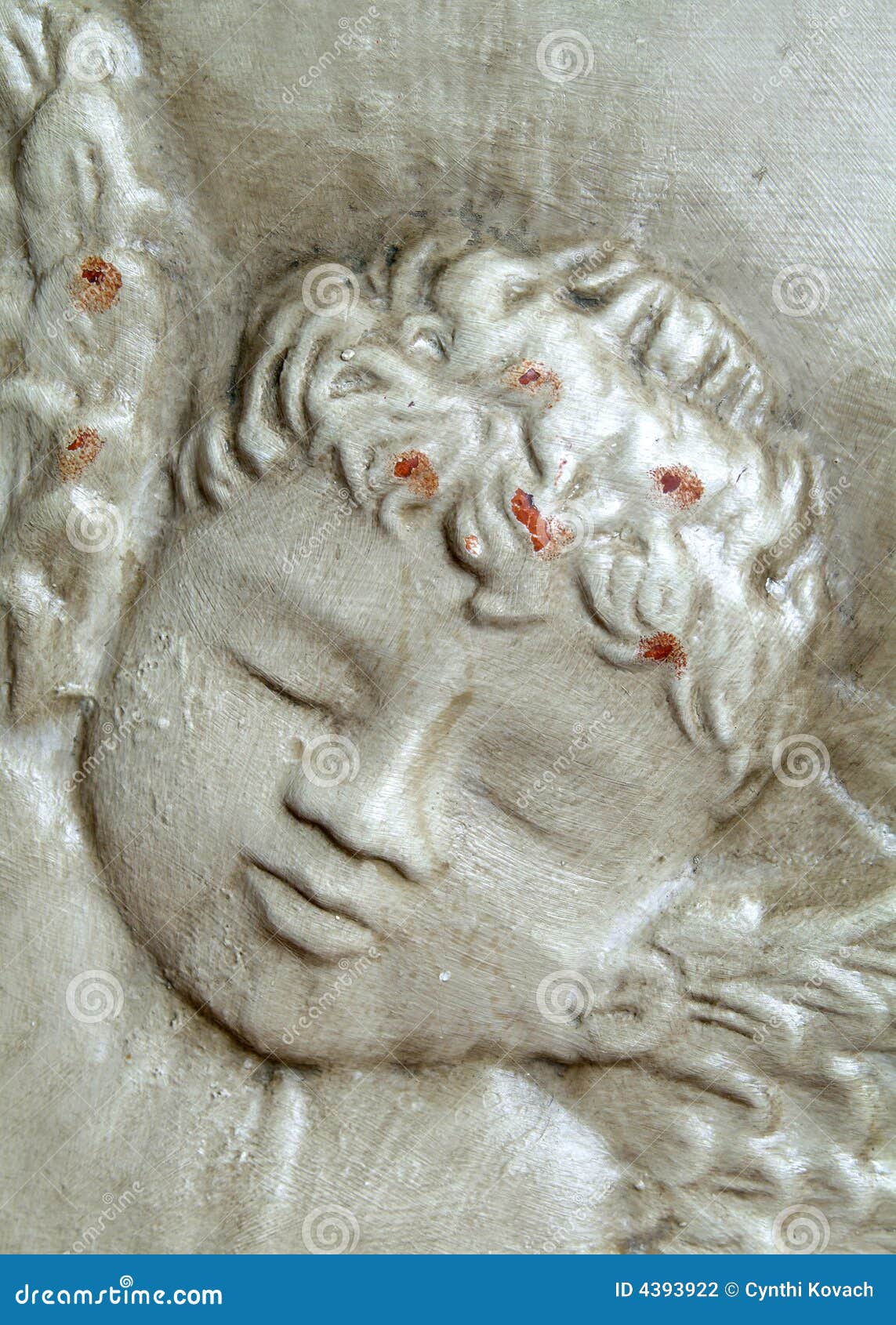 Metal Angel Face stock photo. Image of weathered, rust - 4393922