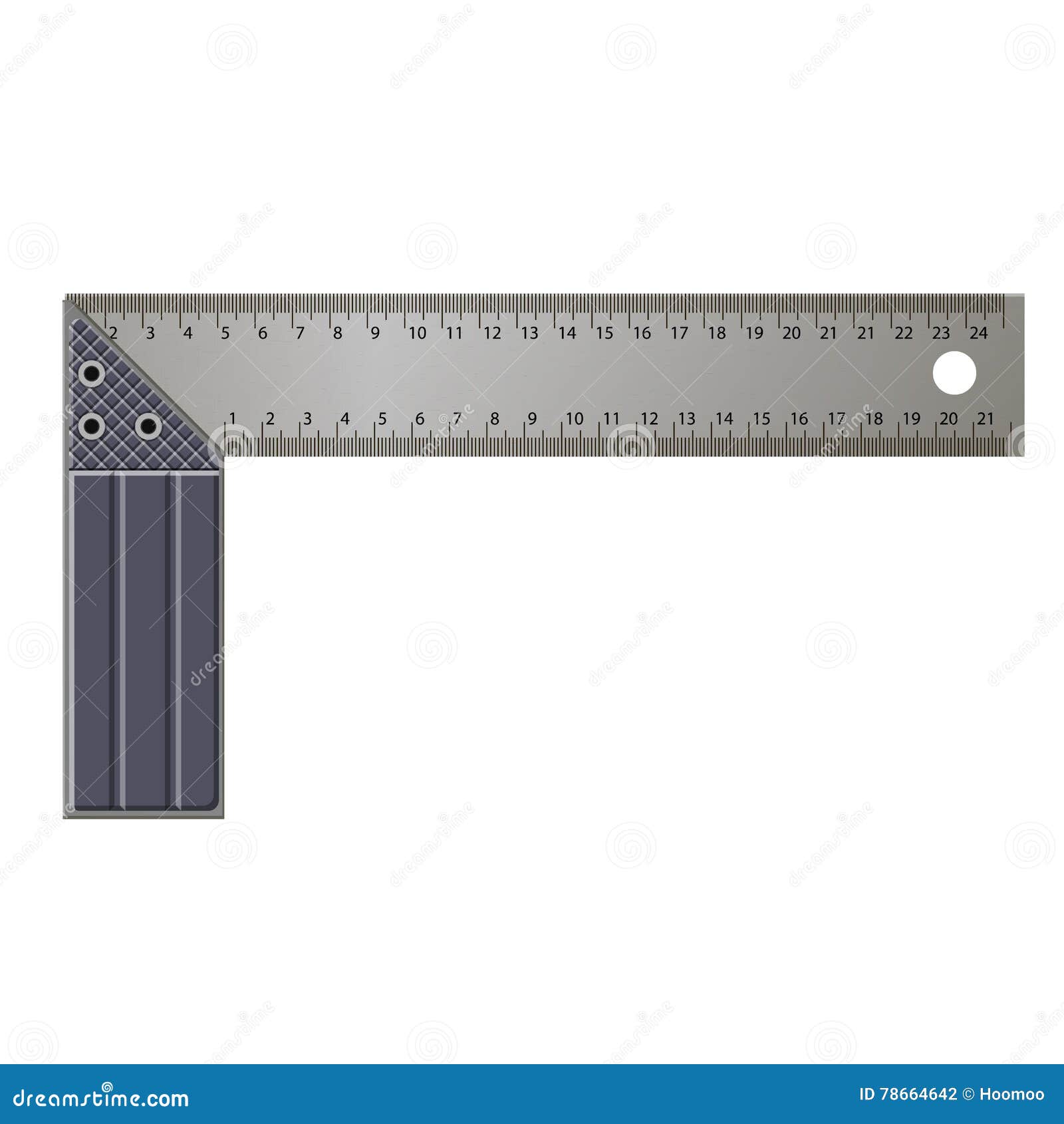 The Metal Angle on a White Background Stock Illustration - Illustration ...