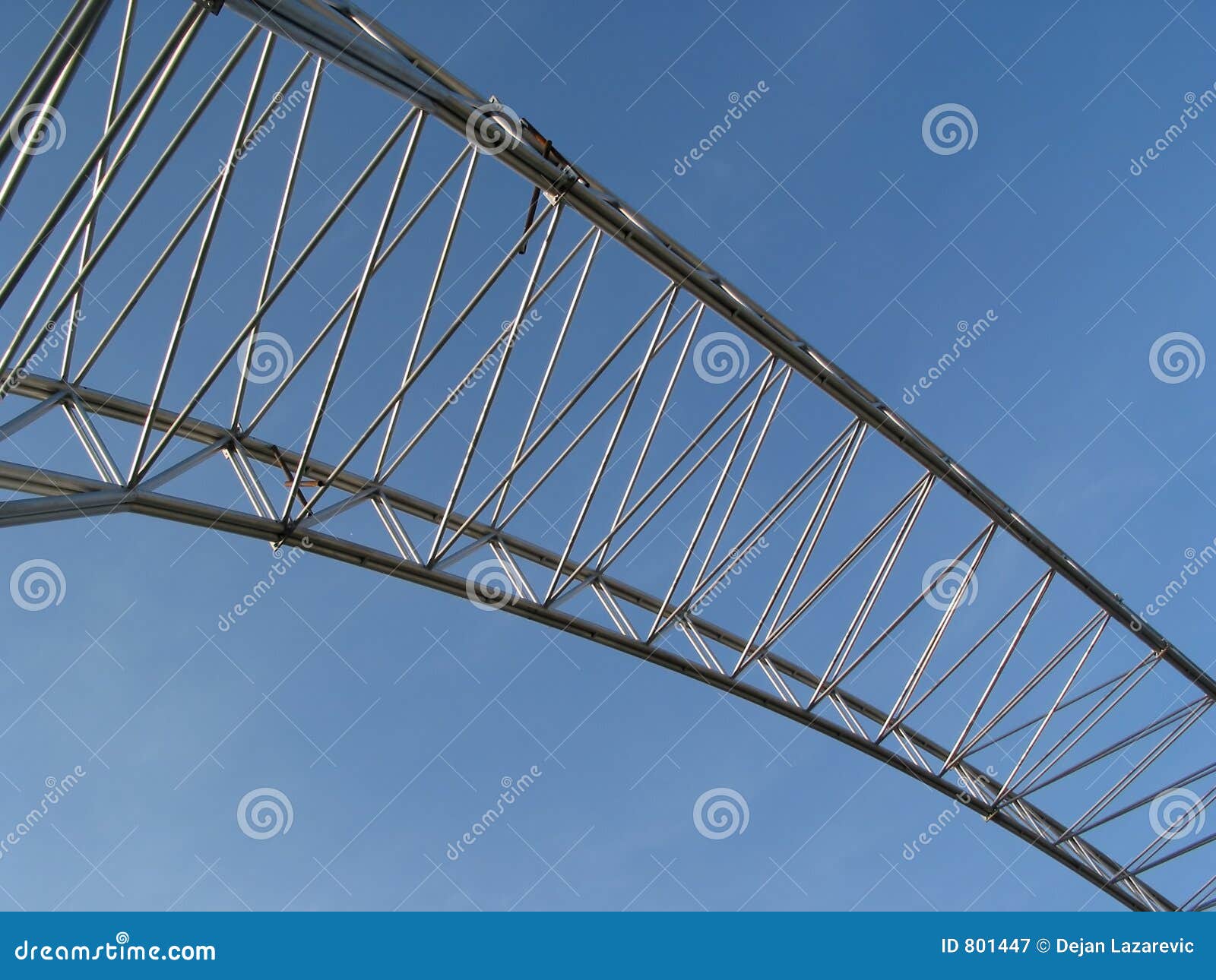 Metal arch stock image. Image of girders, industrial, architecture - 801447