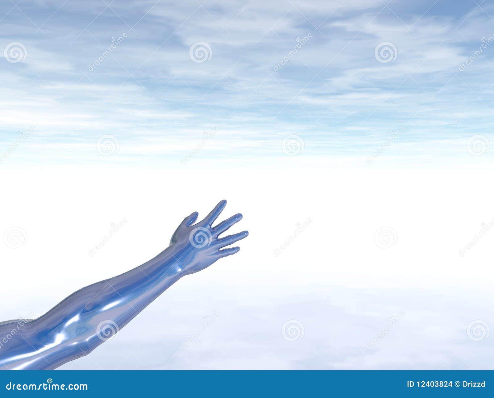 Metal arm stock illustration. Illustration of abstract - 12403824