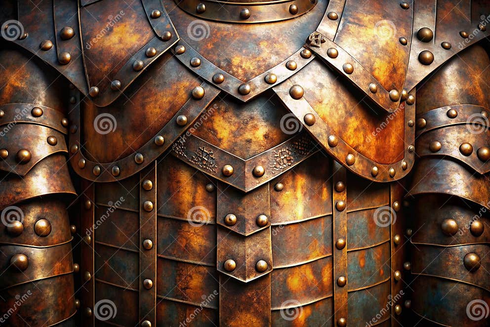 Metal Armor Background â€ Rusty Armor Texture or Background Stock ...