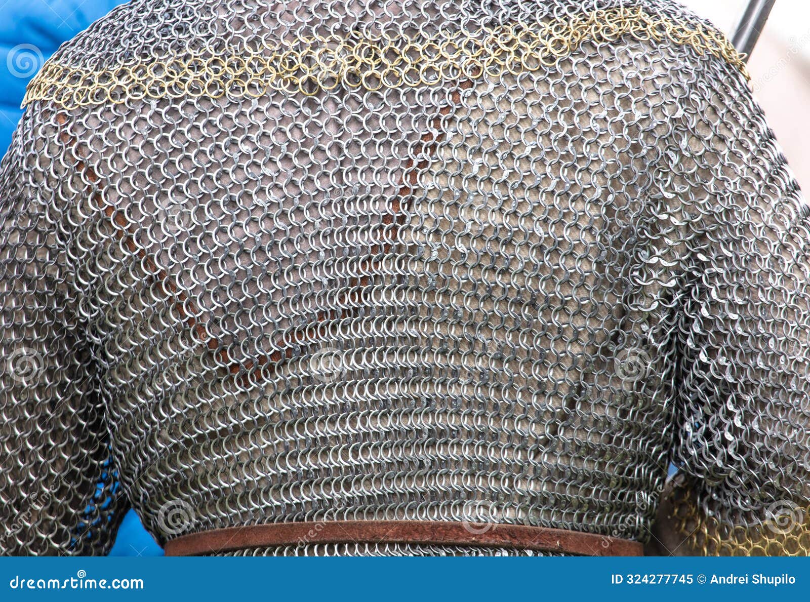 Metal Armor of a Knight. Back View Stock Image - Image of shield, armor ...