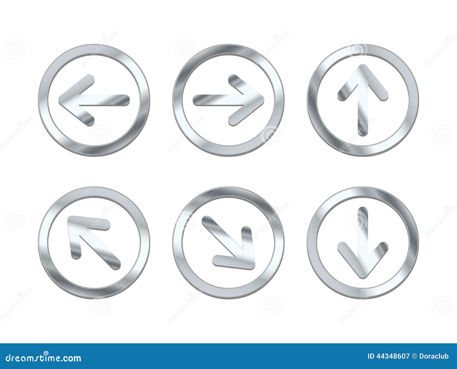 Metal arrows stock illustration. Illustration of decoration - 44348607