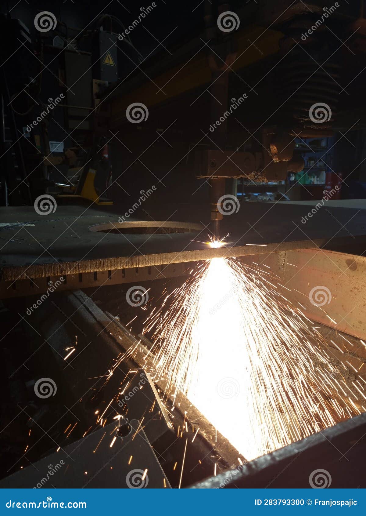 Metal Autogen Cutting stock photo. Image of oxygen, autogen - 283793300