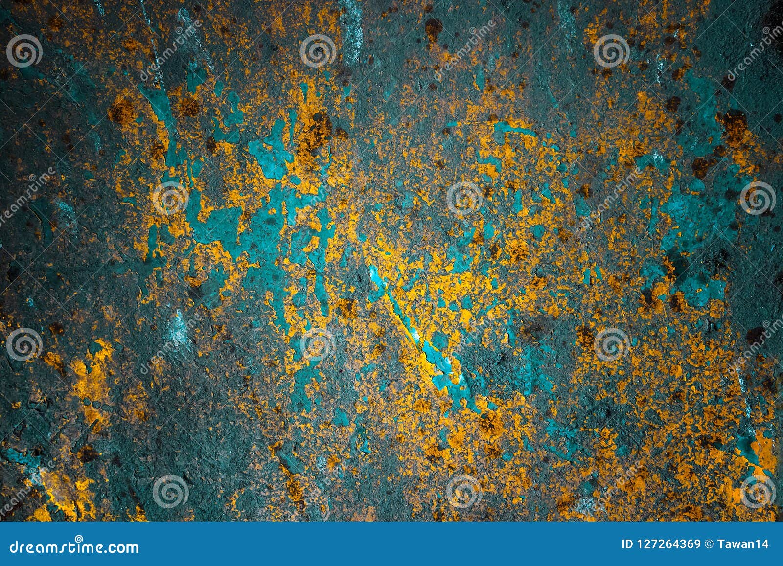 Metal azul y oxidado imagen de archivo. Imagen de extracto - 127264369