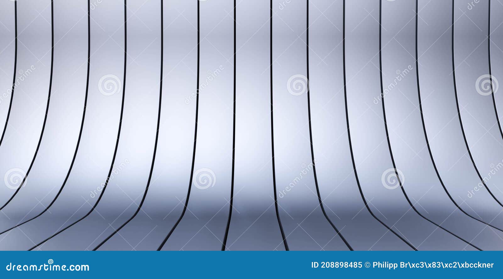 Metal Backdrop with Sky Reflection 3d Render Illustration Stock ...