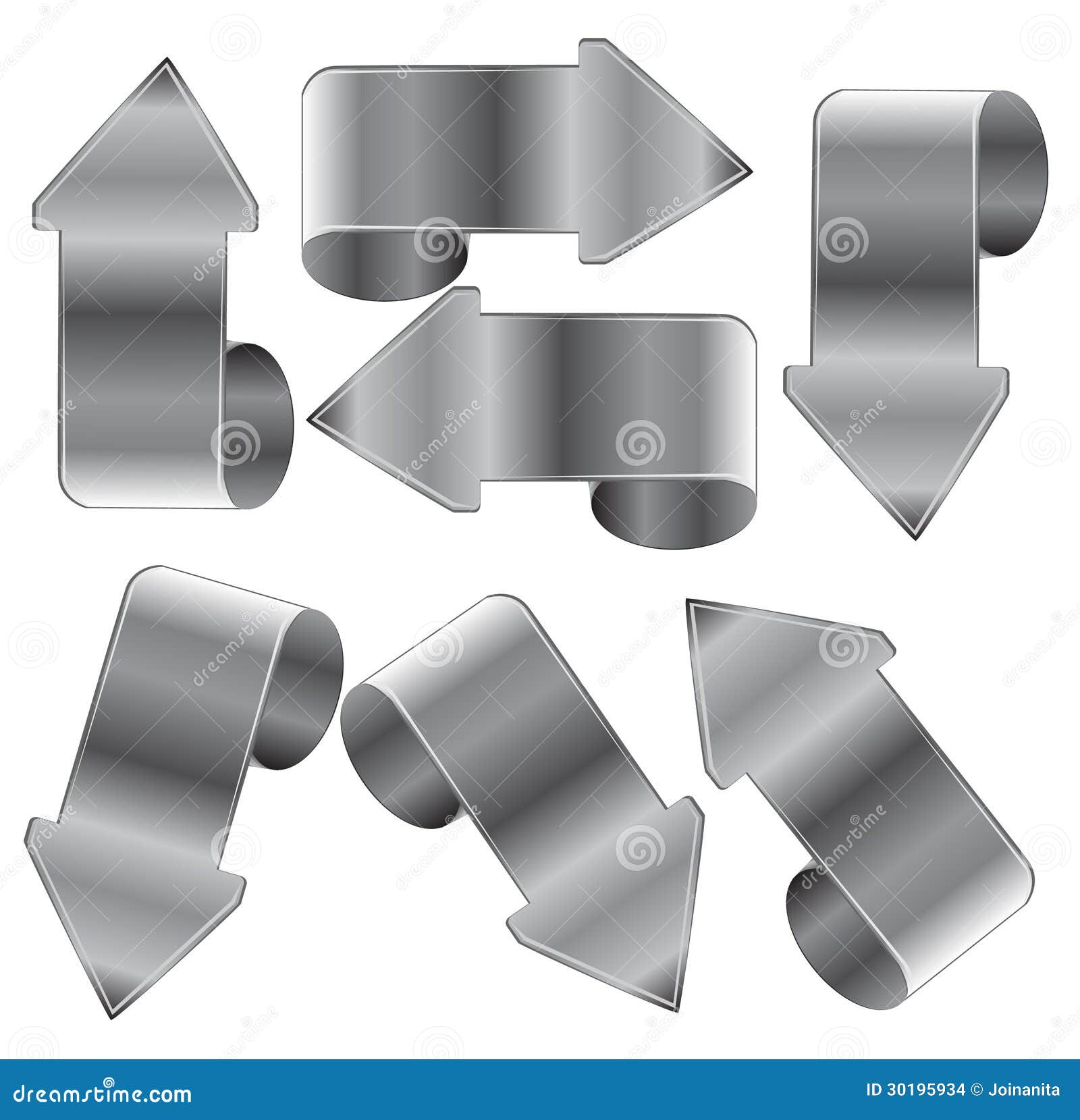 Metal background arrow stock vector. Illustration of arrow - 30195934