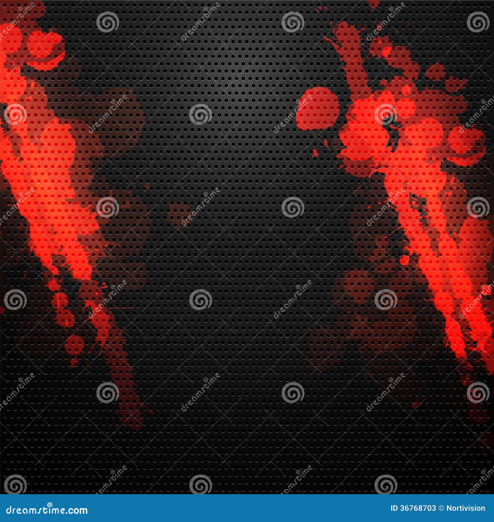 Metal Background with Blood Splatters Stock Illustration - Illustration ...