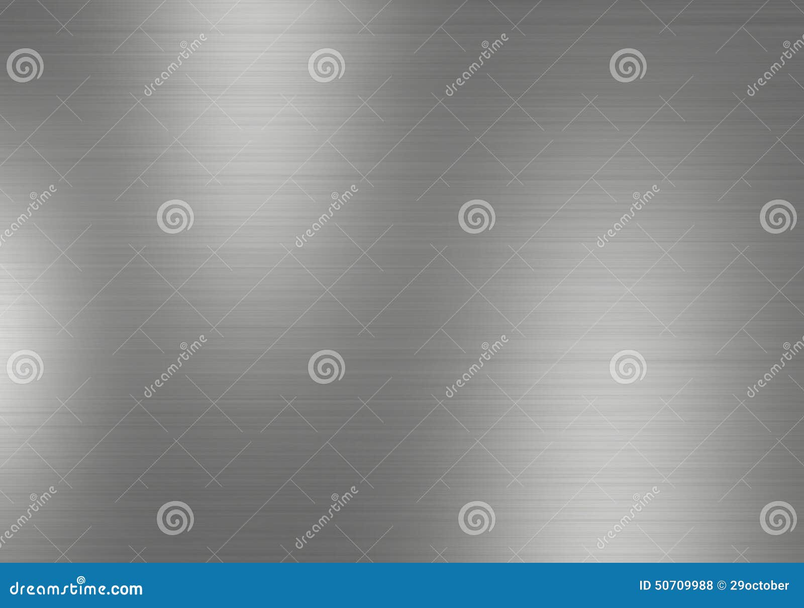 Metal Background of Brushed Steel Plate with Reflections Stock ...
