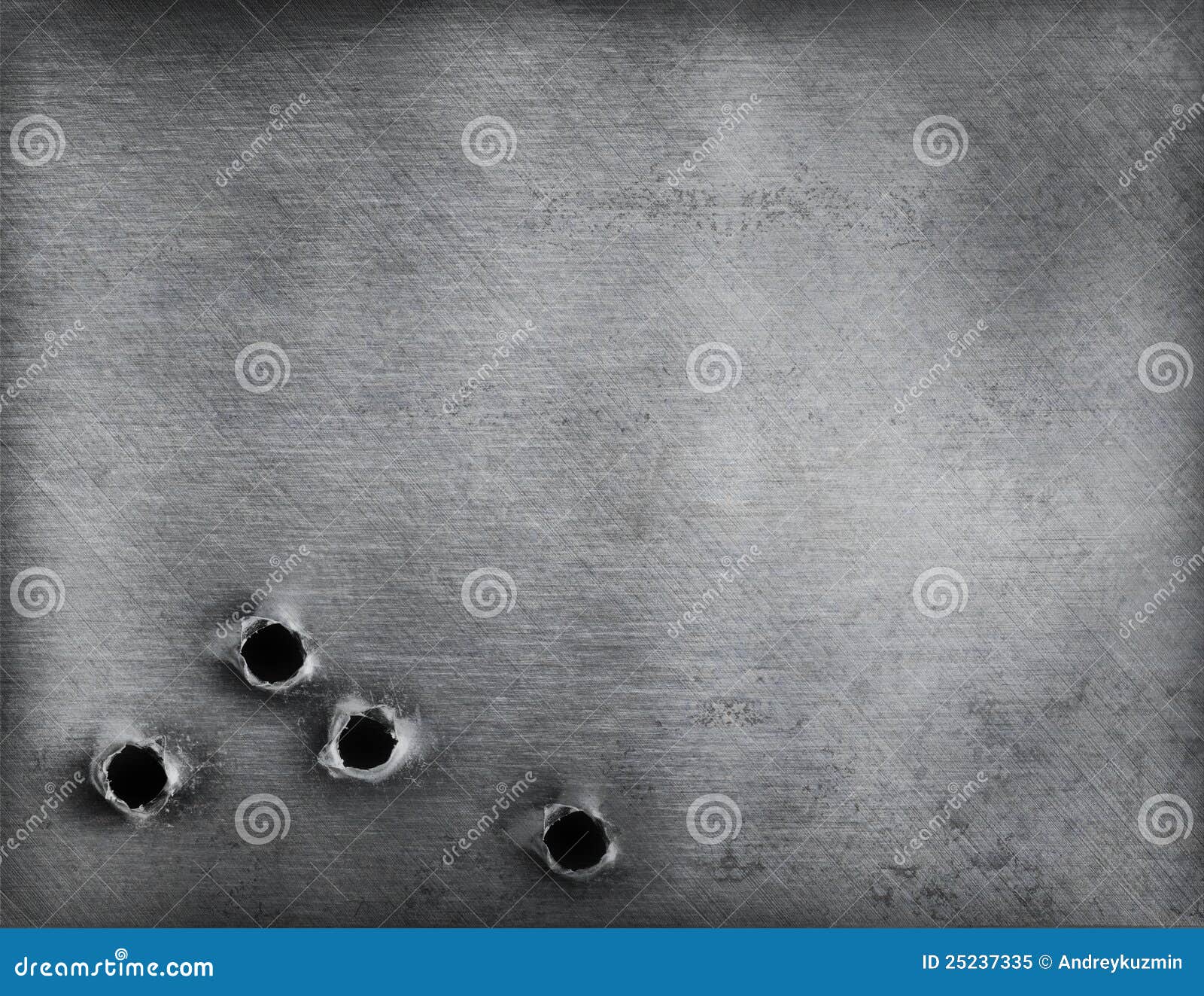Metal Background with Bullet Holes Stock Image - Image of armor, grunge ...