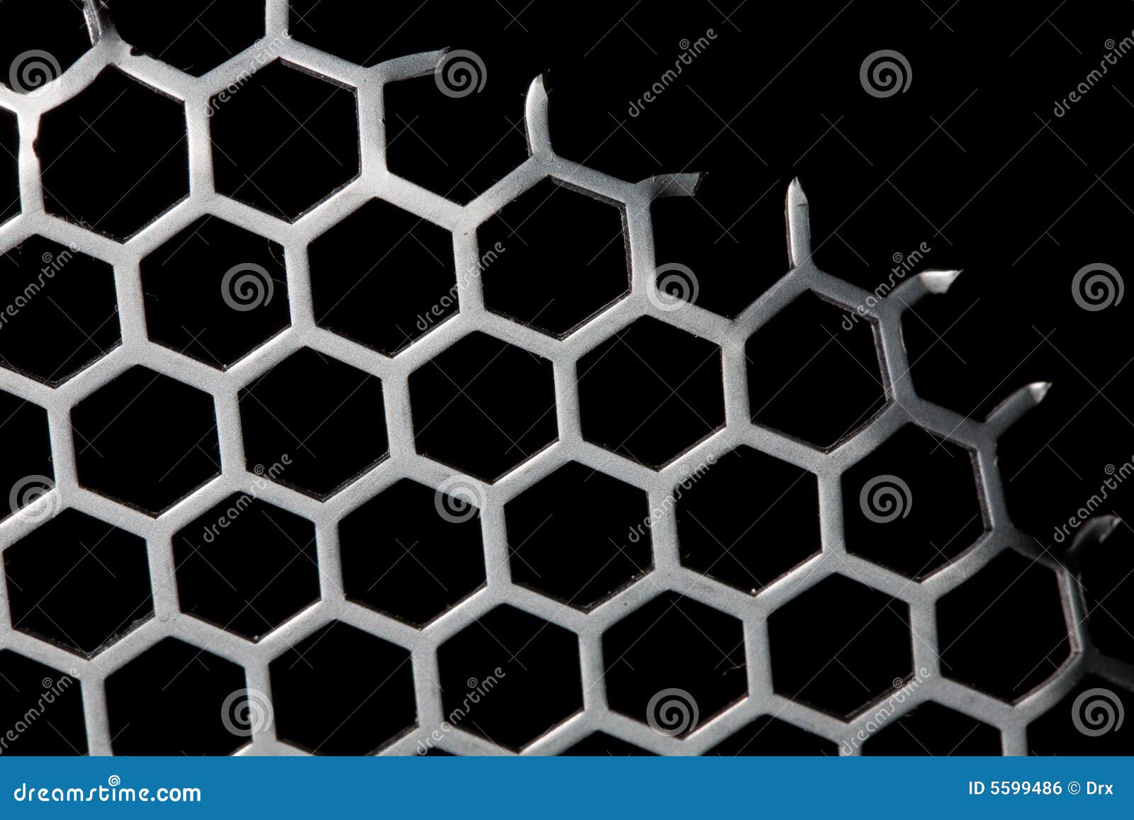 Metal Background Hexagon Pattern Royalty-Free Stock Image ...