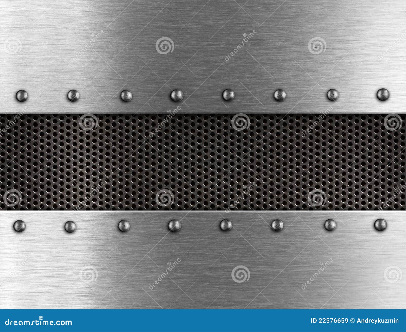 Metal Background With Rivets Royalty-Free Stock Photo | CartoonDealer ...