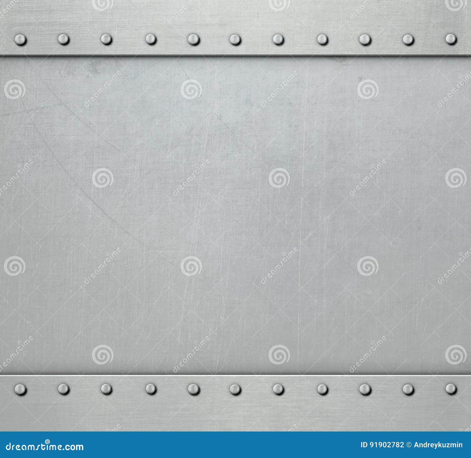Metal Background with Rivets 3d Illustration Stock Illustration ...