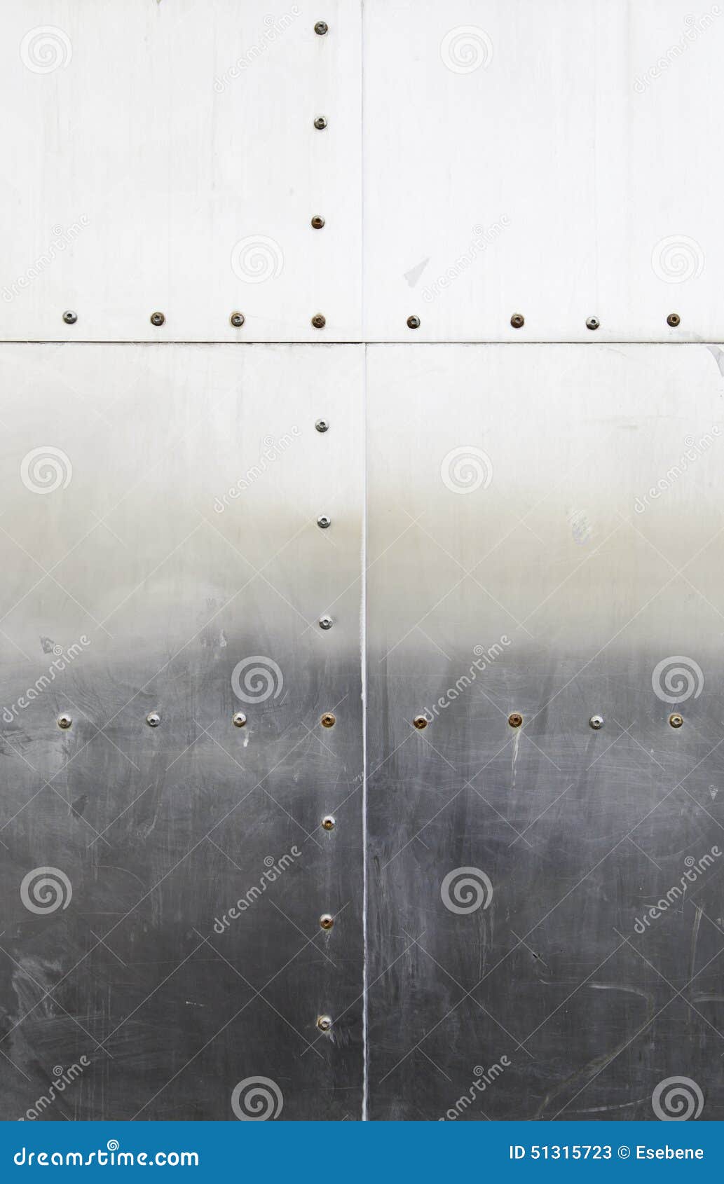 Metal Background with Rivets Stock Image - Image of copy, aluminum ...