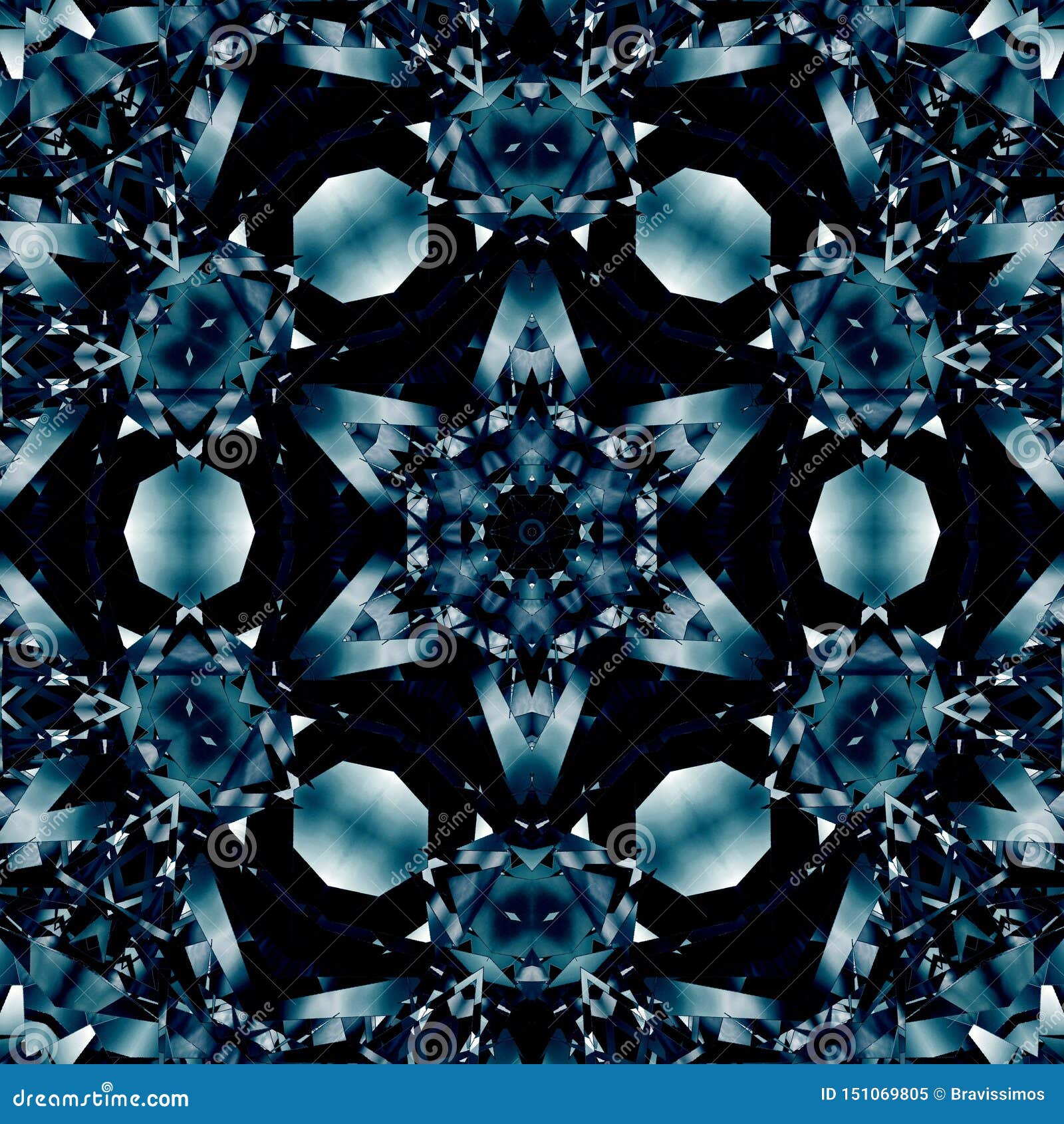 Metal Background Steel Texture Pattern. Symmetry Stock Illustration ...