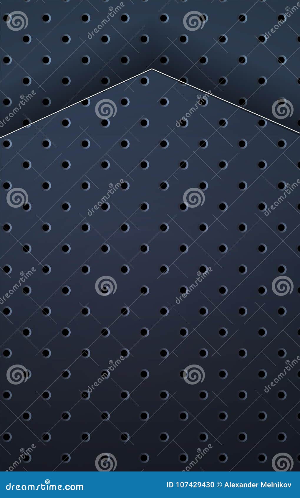 Metal Background Texture with Holes Stock Vector - Illustration of gray ...