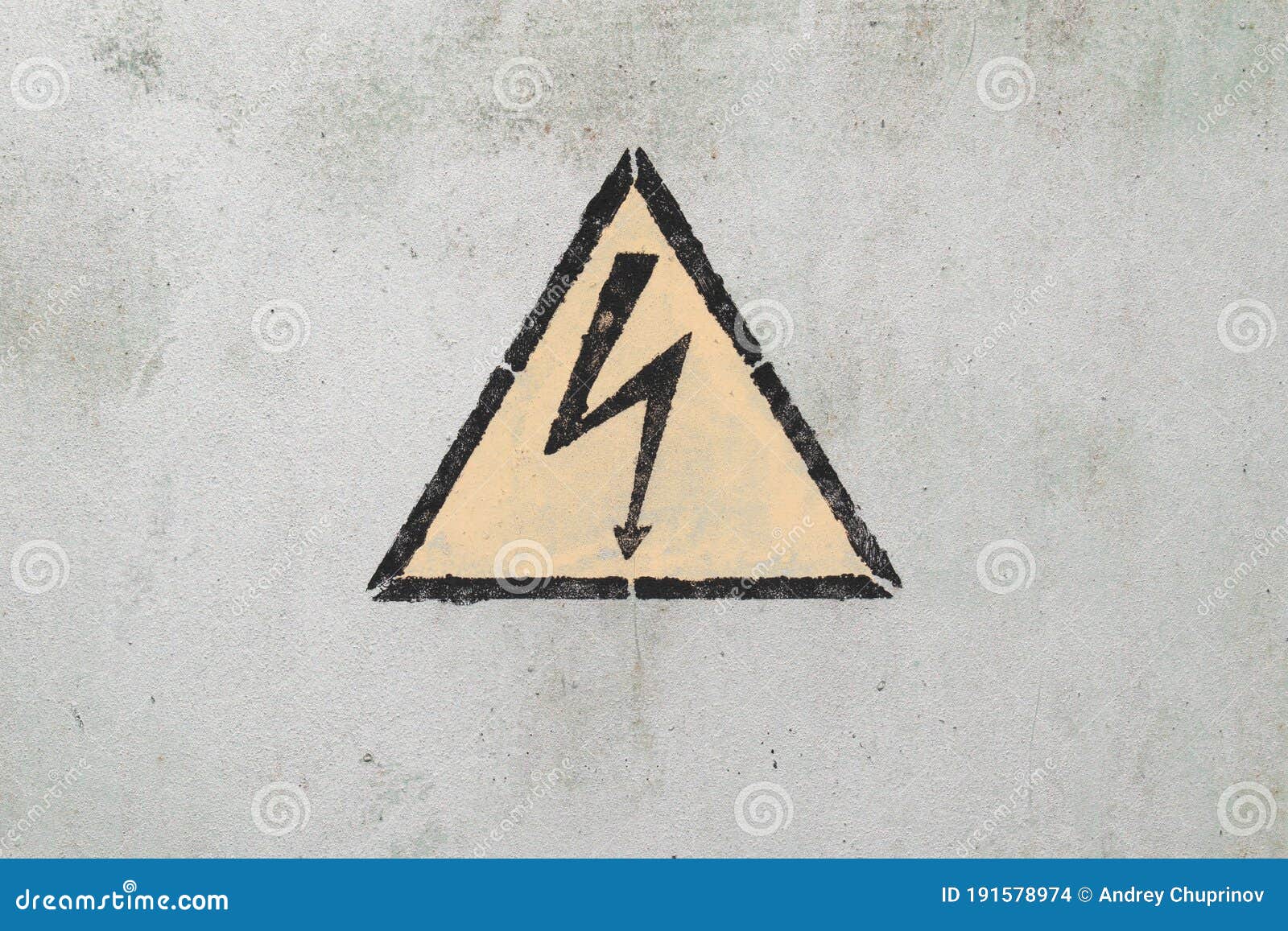 Metal Background with Warning Sign Image. Stock Photo - Image of ...