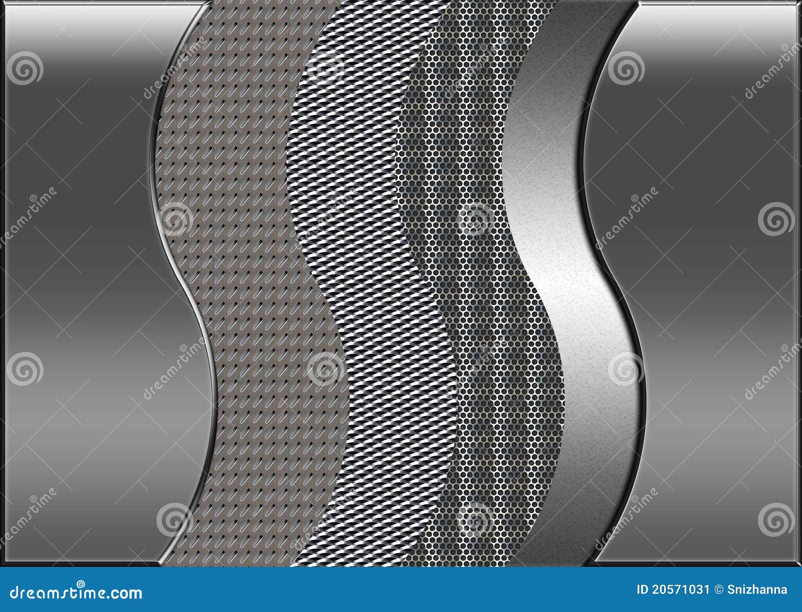Metal Background for Your Design Stock Illustration - Illustration of ...