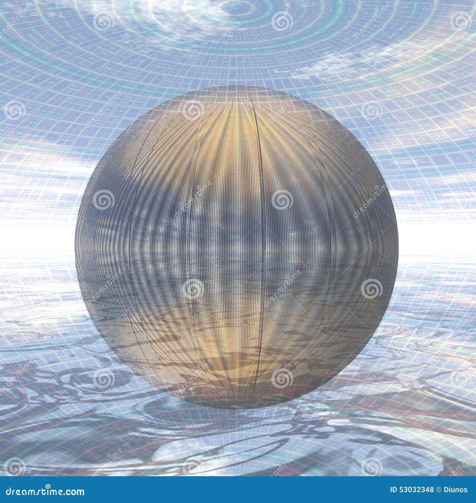 3d Ball Or Spherical Cutaway Diagram Vector Illustration ...