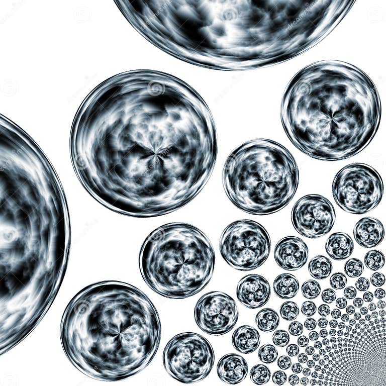 Metal balls stock illustration. Illustration of atomic - 752148