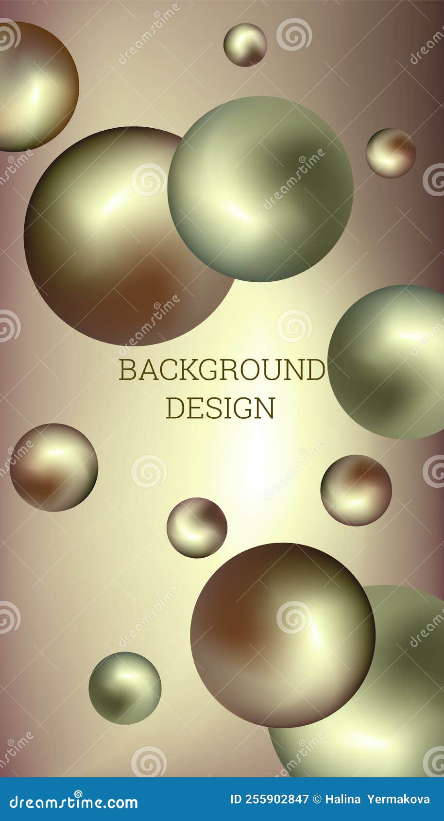 Metal Balls are Flying Around. Cover Design, Creative Background Stock ...
