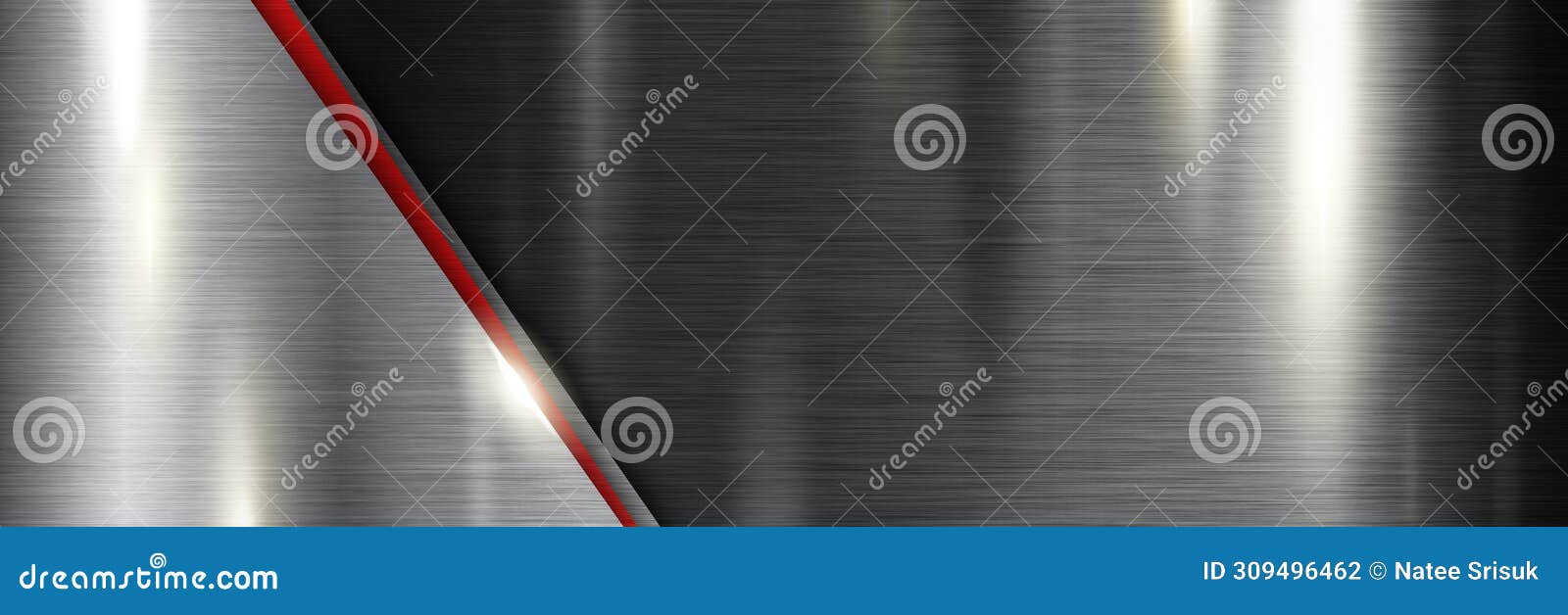 Metal Banner Background Illustration Stock Illustration - Illustration ...