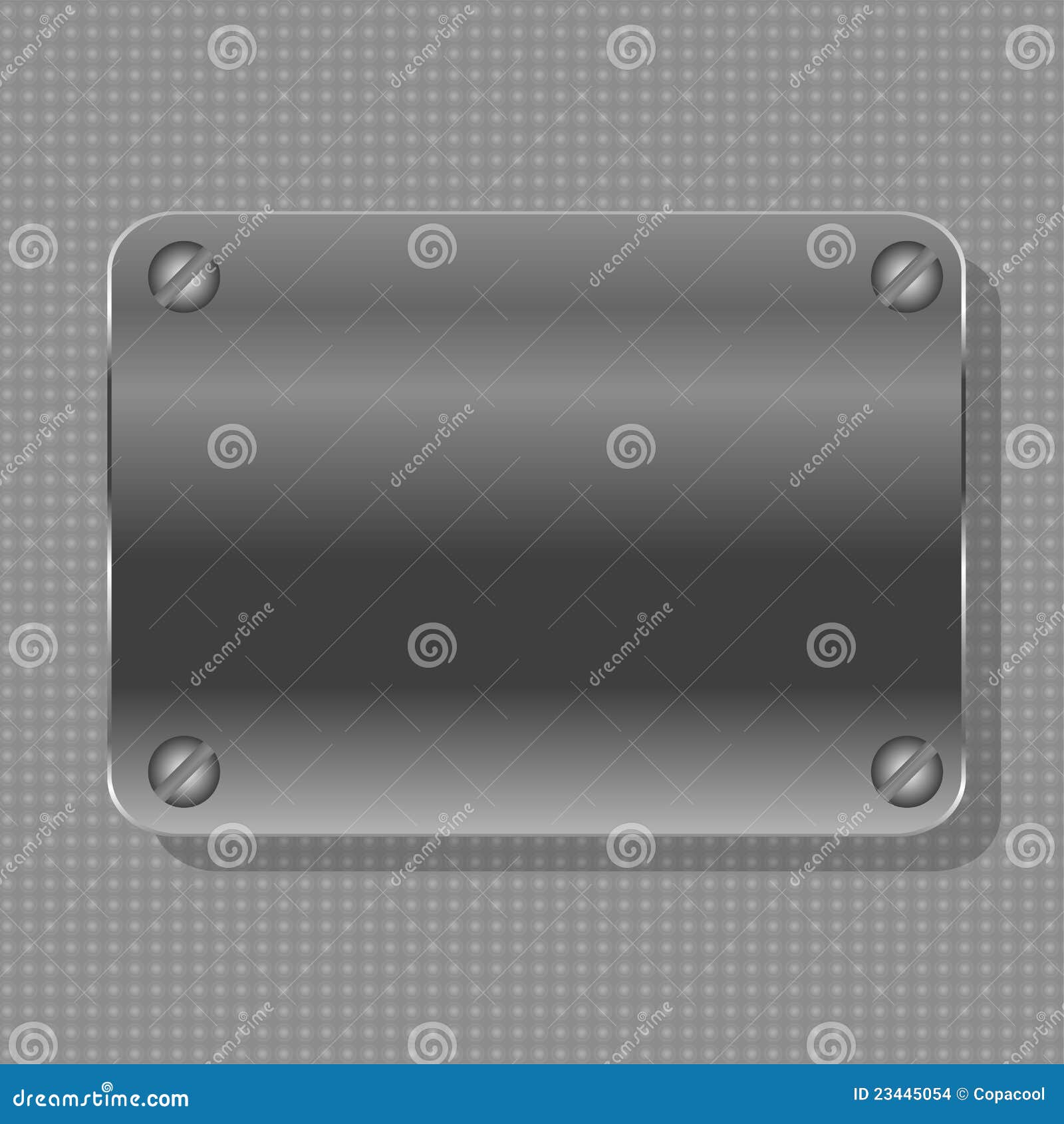 Metal Banner Background with Shadow Stock Illustration - Illustration ...