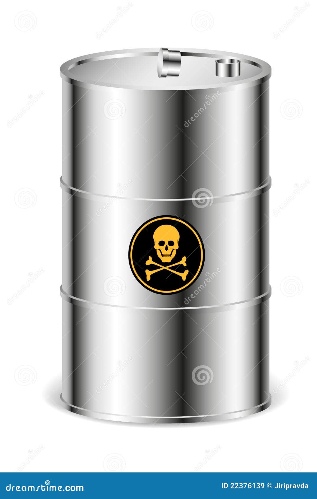 Barrel With A Warning Sign Royalty-Free Stock Image | CartoonDealer.com ...