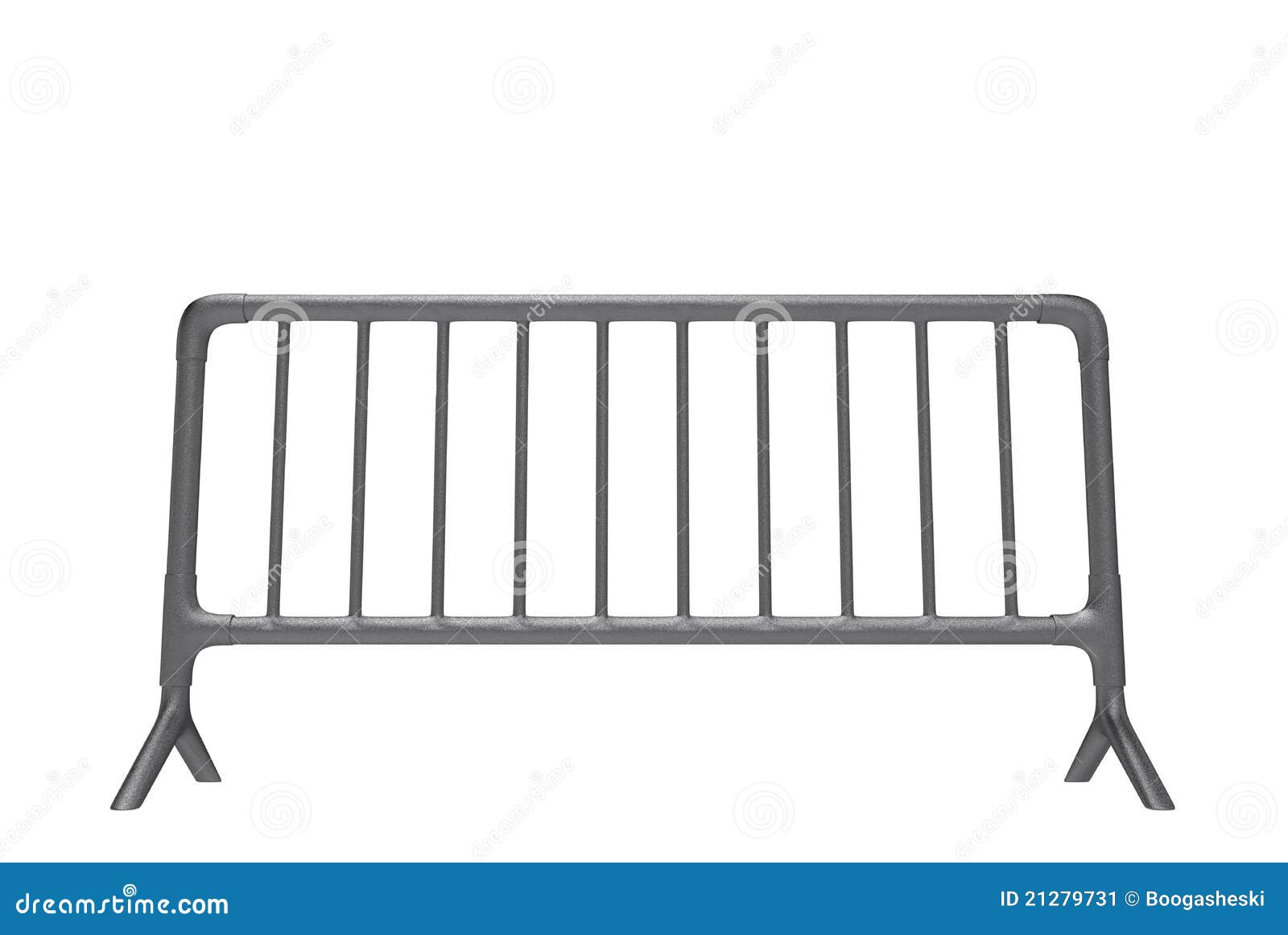 Metal Barrier stock illustration. Illustration of scaffold - 21279731