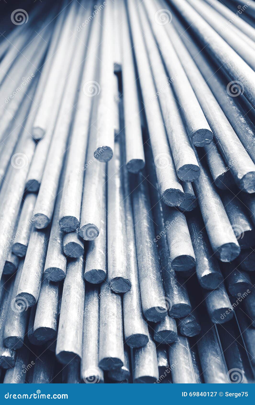 Metal bars stock image. Image of rods, abstract, concrete - 69840127