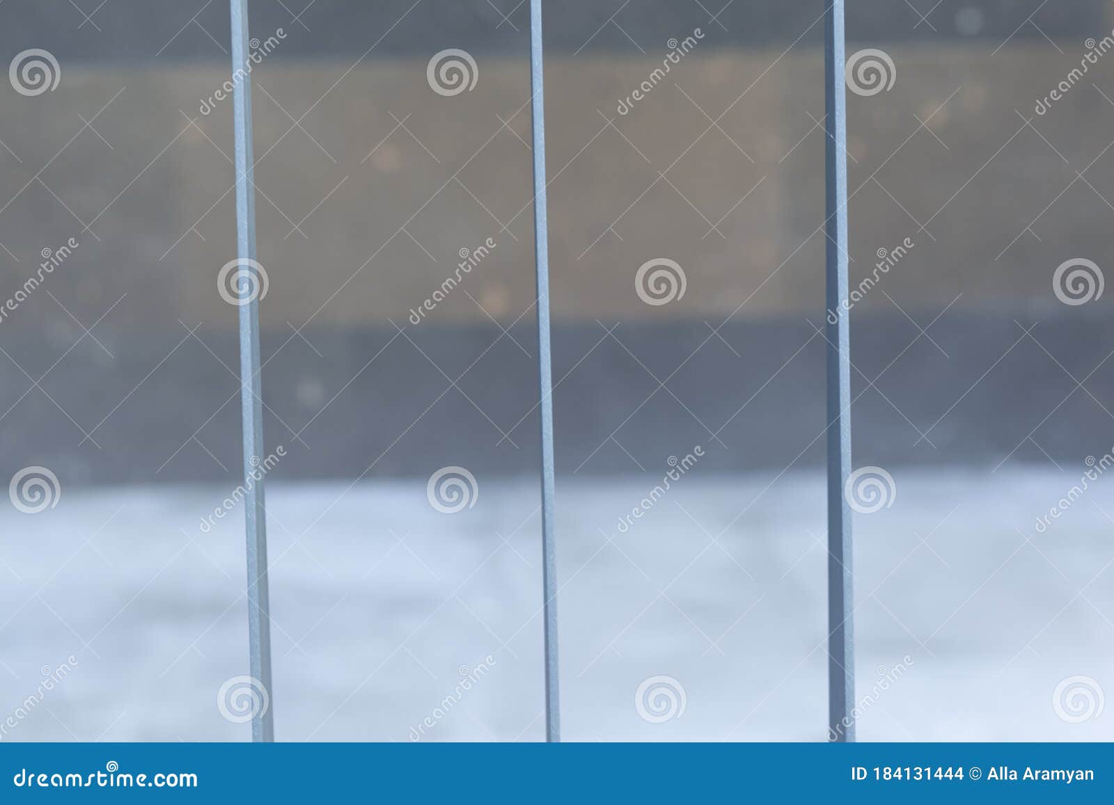 Metal Bars in Stone Background Stock Photo - Image of metallic ...