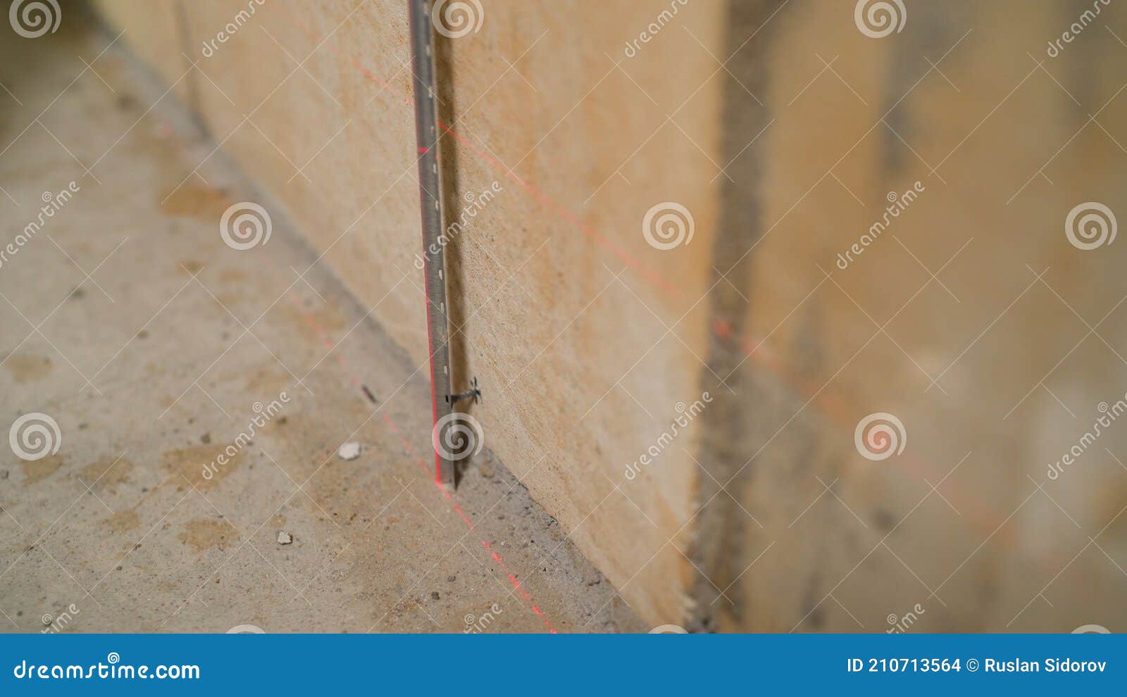 Metal Beacons for Plaster. Plastering Interior Walls. Installation of ...