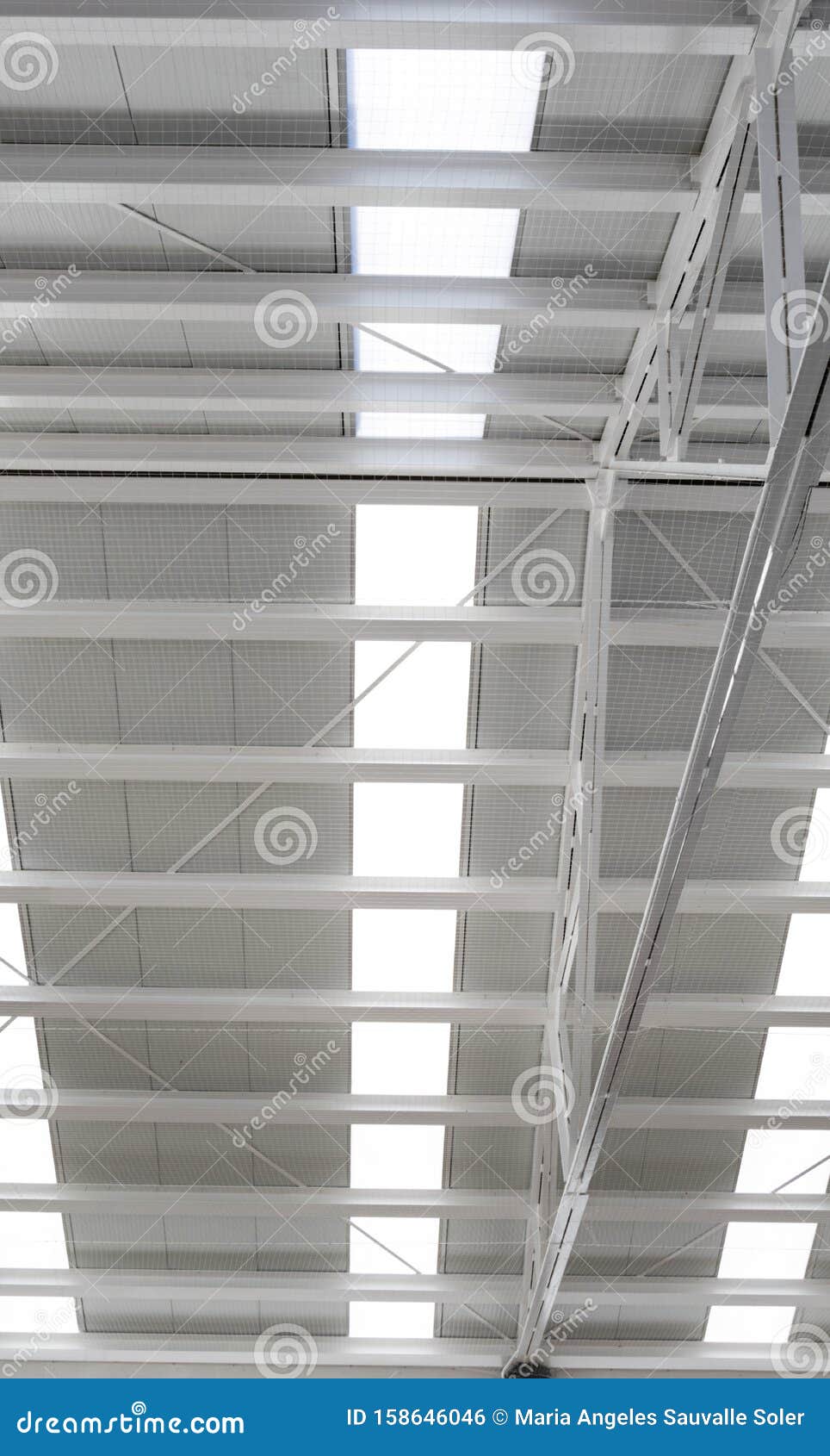 Structure To Support the Roof. Stock Photo - Image of lines, structure ...