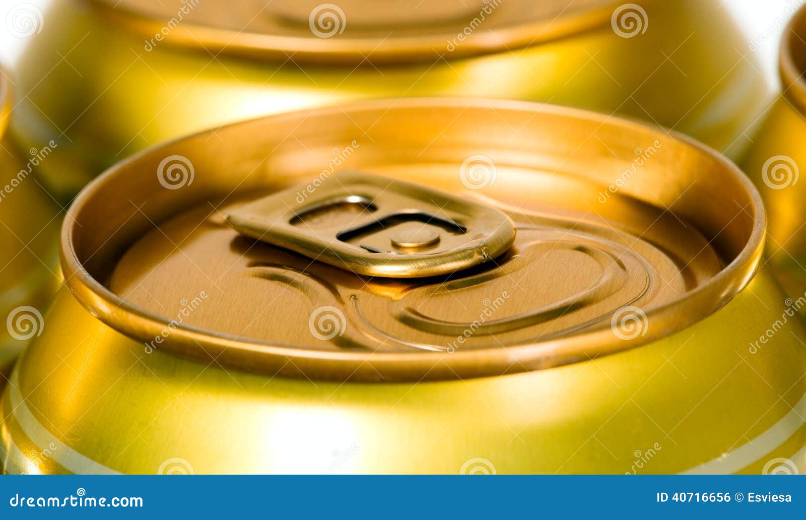 Metal beer can, unopened stock photo. Image of liquid - 40716656