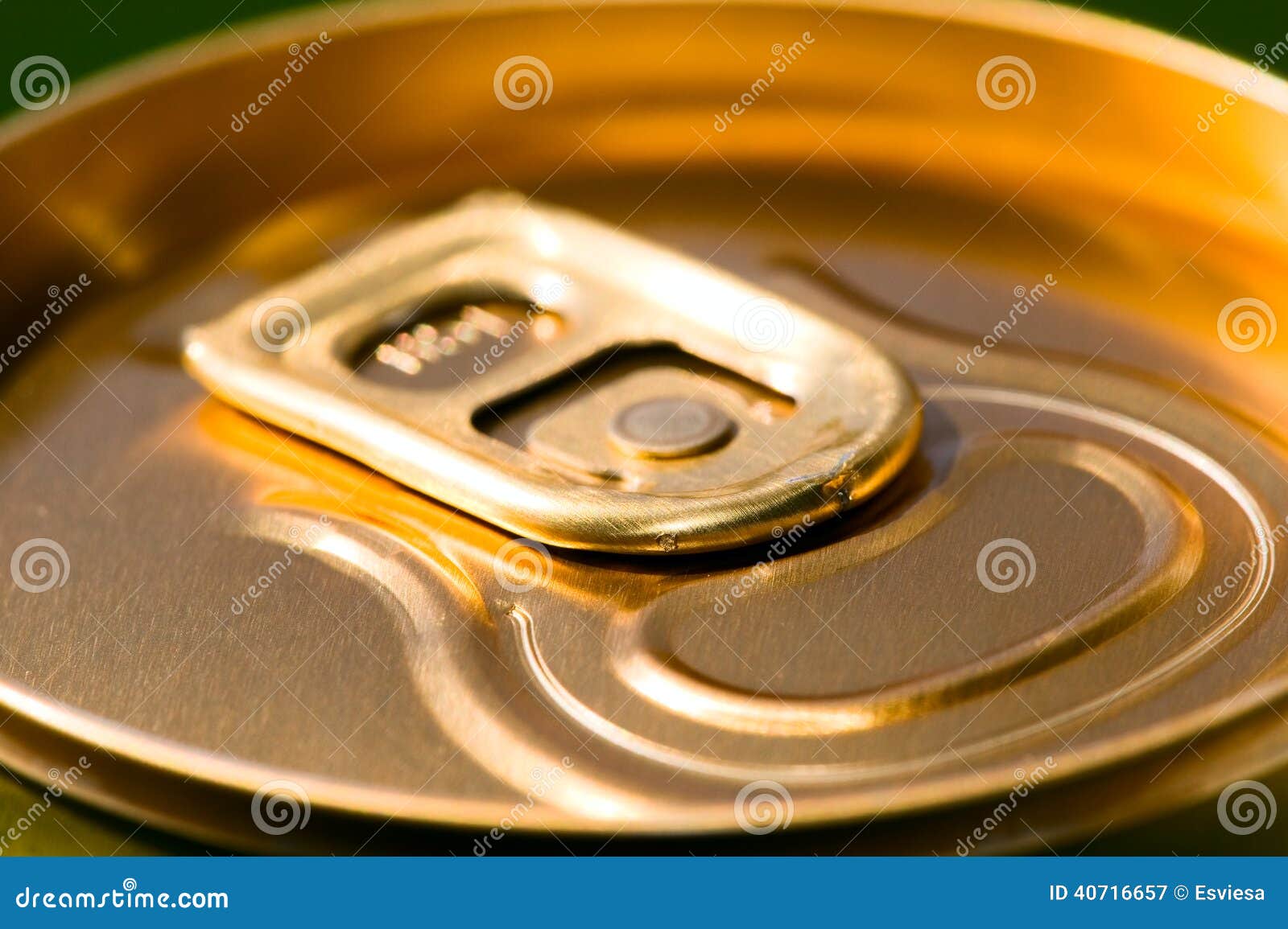 Metal beer can, unopened stock image. Image of full, object - 40716657