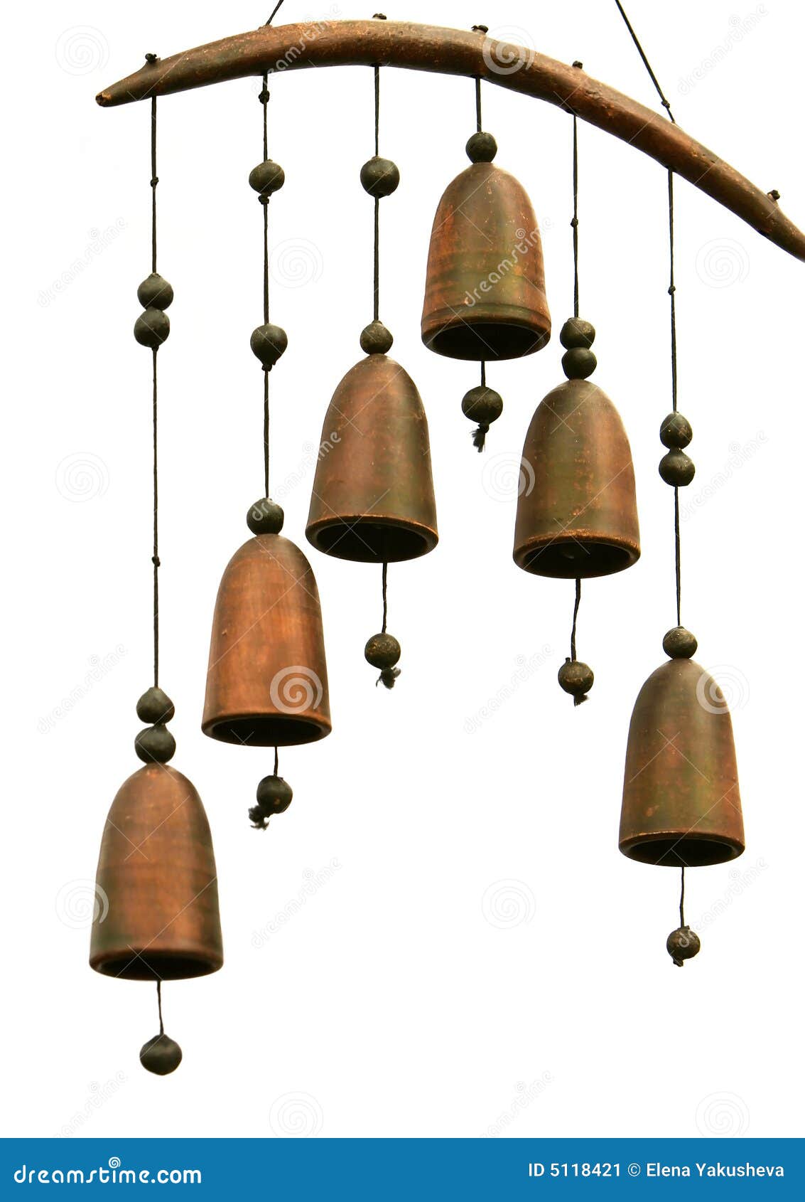 Metal bells stock image. Image of idea, isolated, antique - 5118421