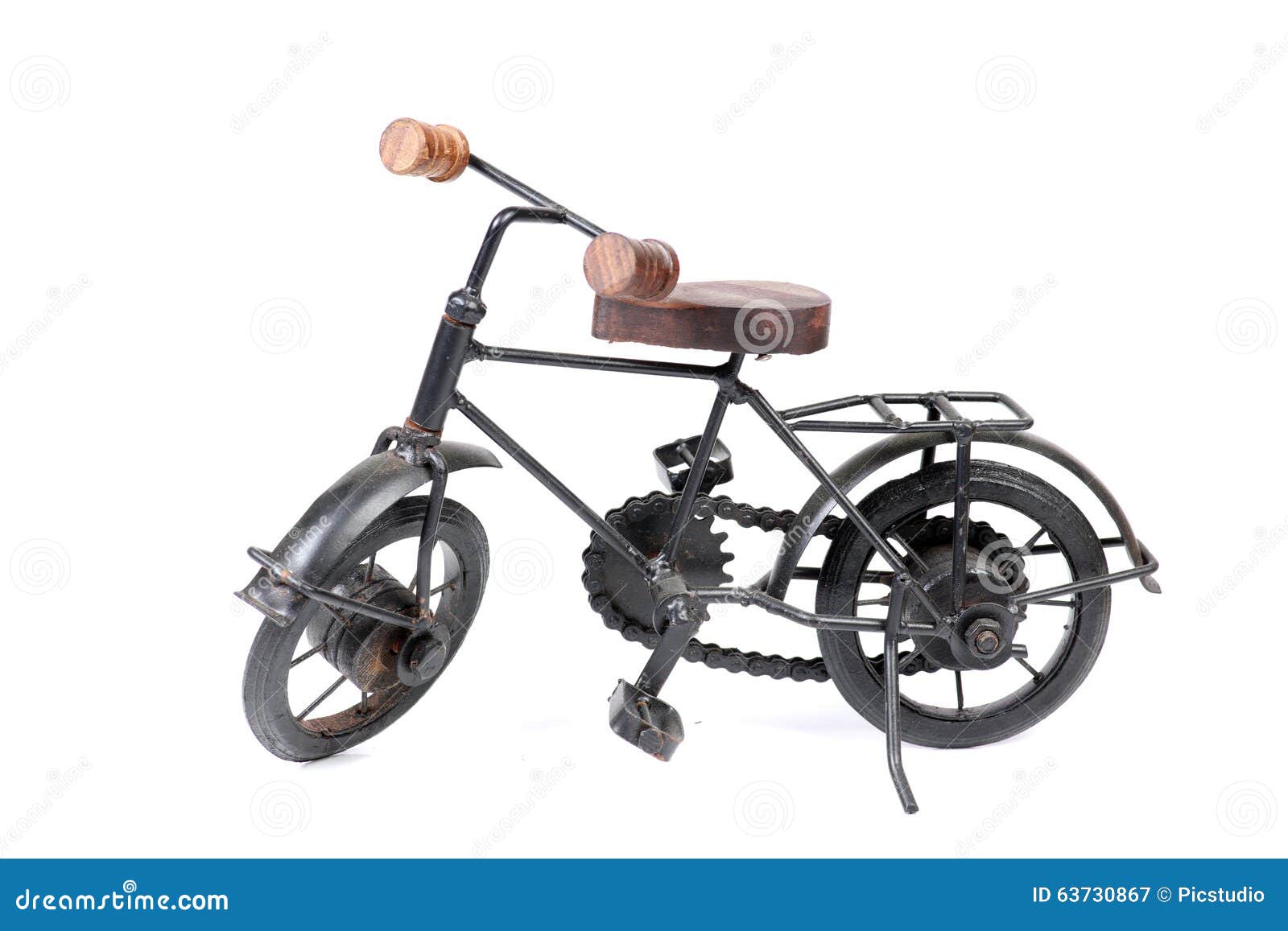 Metal Bicycle Stand On A Concrete Slab Stock Photography ...