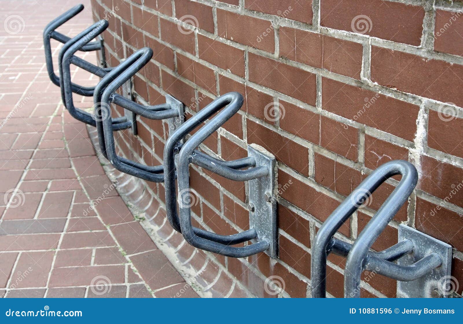 Metal bicycle racks stock photo. Image of europe, curve - 10881596