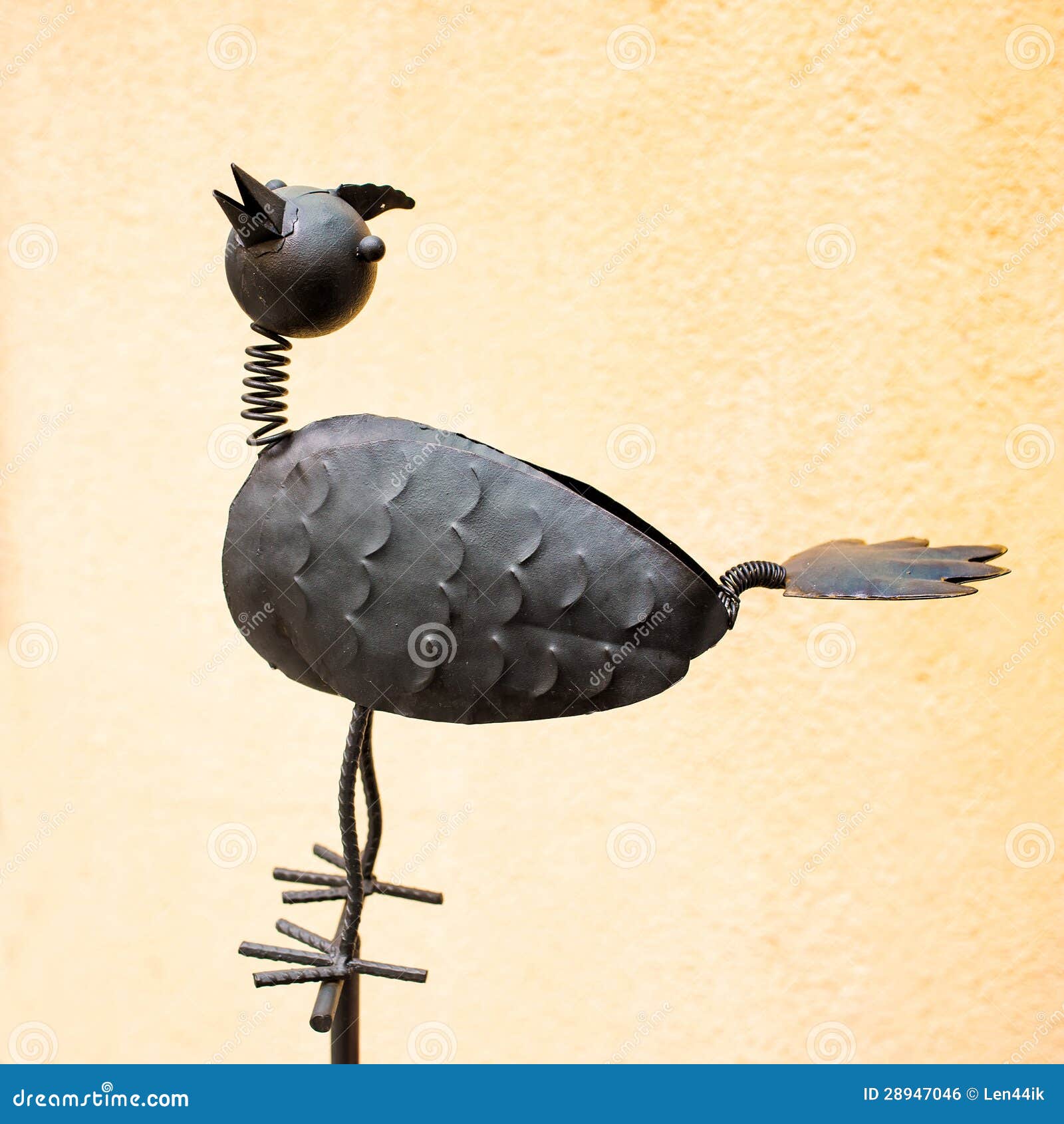 Metal bird stock photo. Image of collectible, decoration - 28947046
