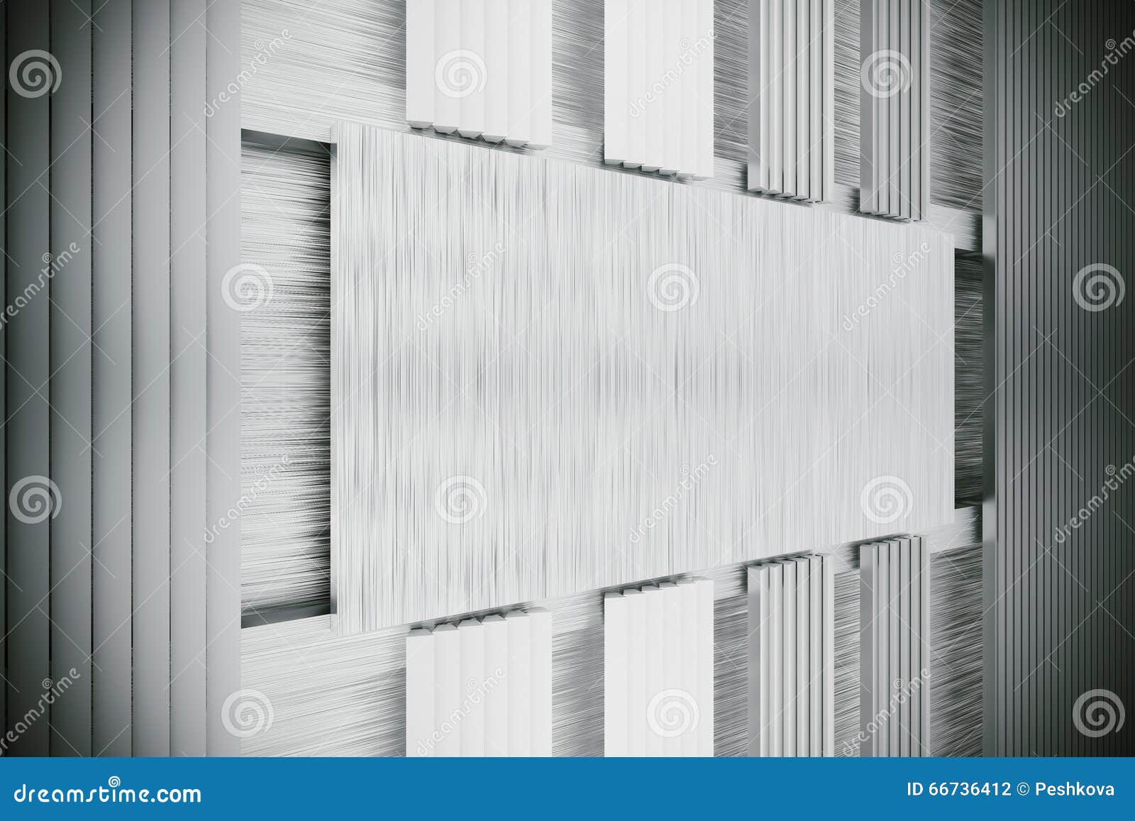 Metal blank placard stock illustration. Illustration of panel - 66736412