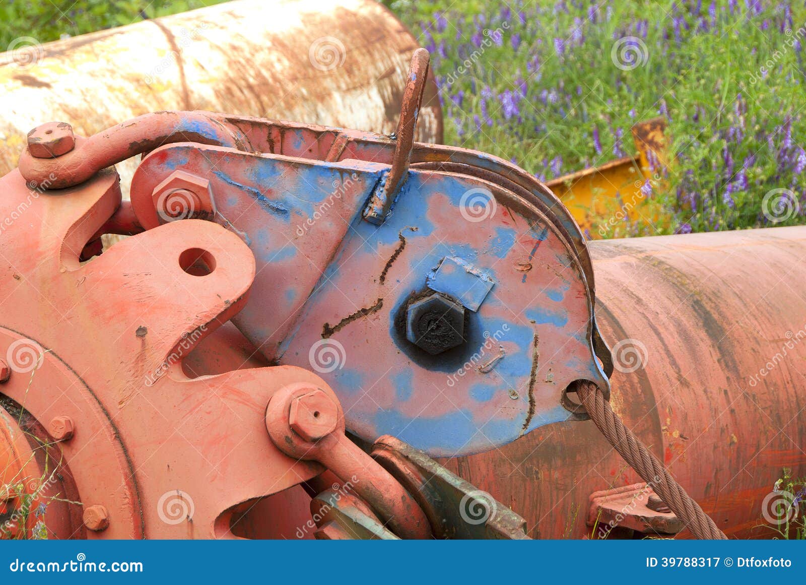Metal Block stock image. Image of work, tool, pull, cable - 39788317