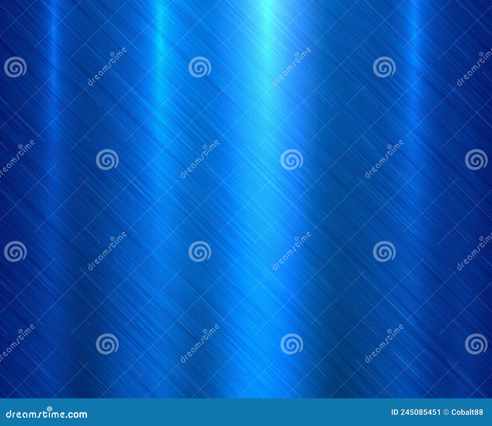 Brushed Metallic Blue Background