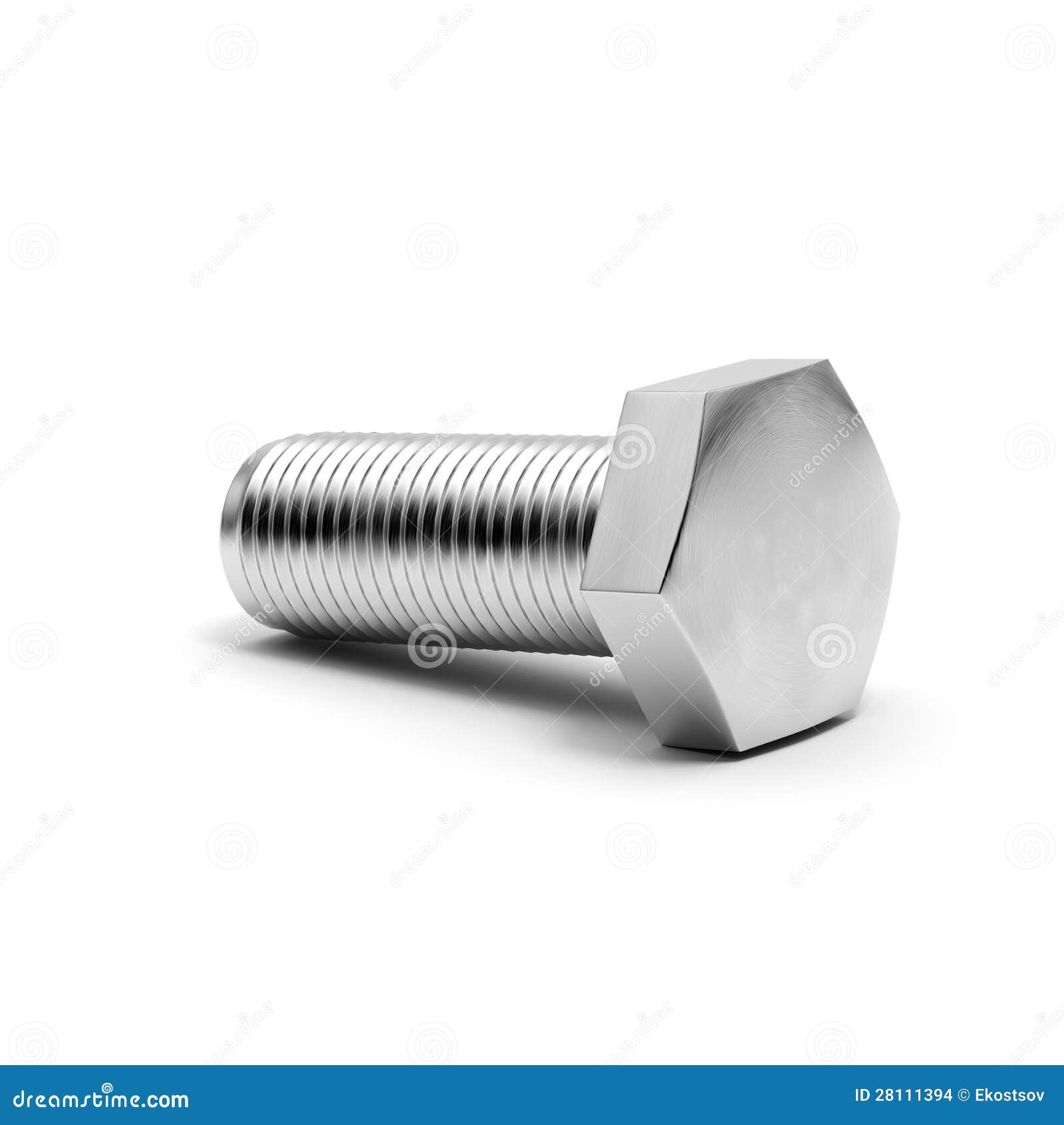 Metal Bolt And With Pronounced Close-up Texture Royalty-Free Stock ...