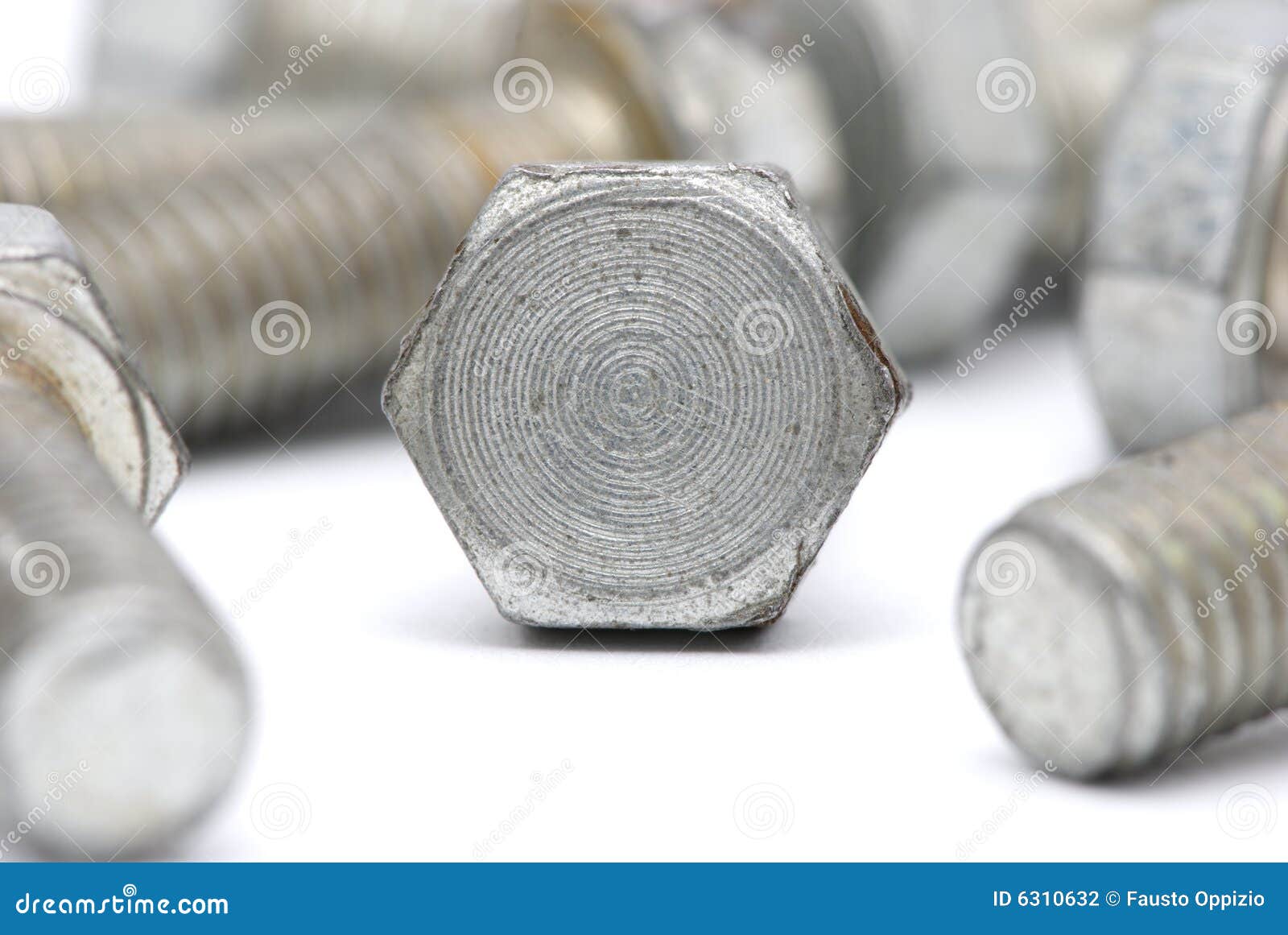 Metal bolts stock photo. Image of close, repair, industry - 6310632