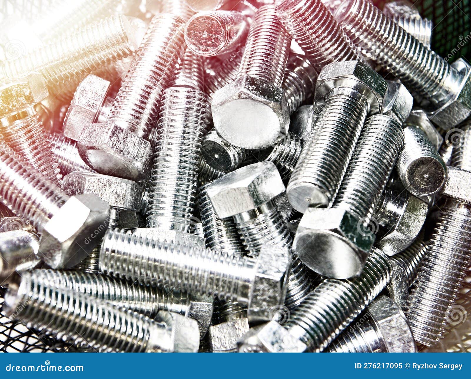 Metal bolts stock image. Image of equipment, element - 276217095