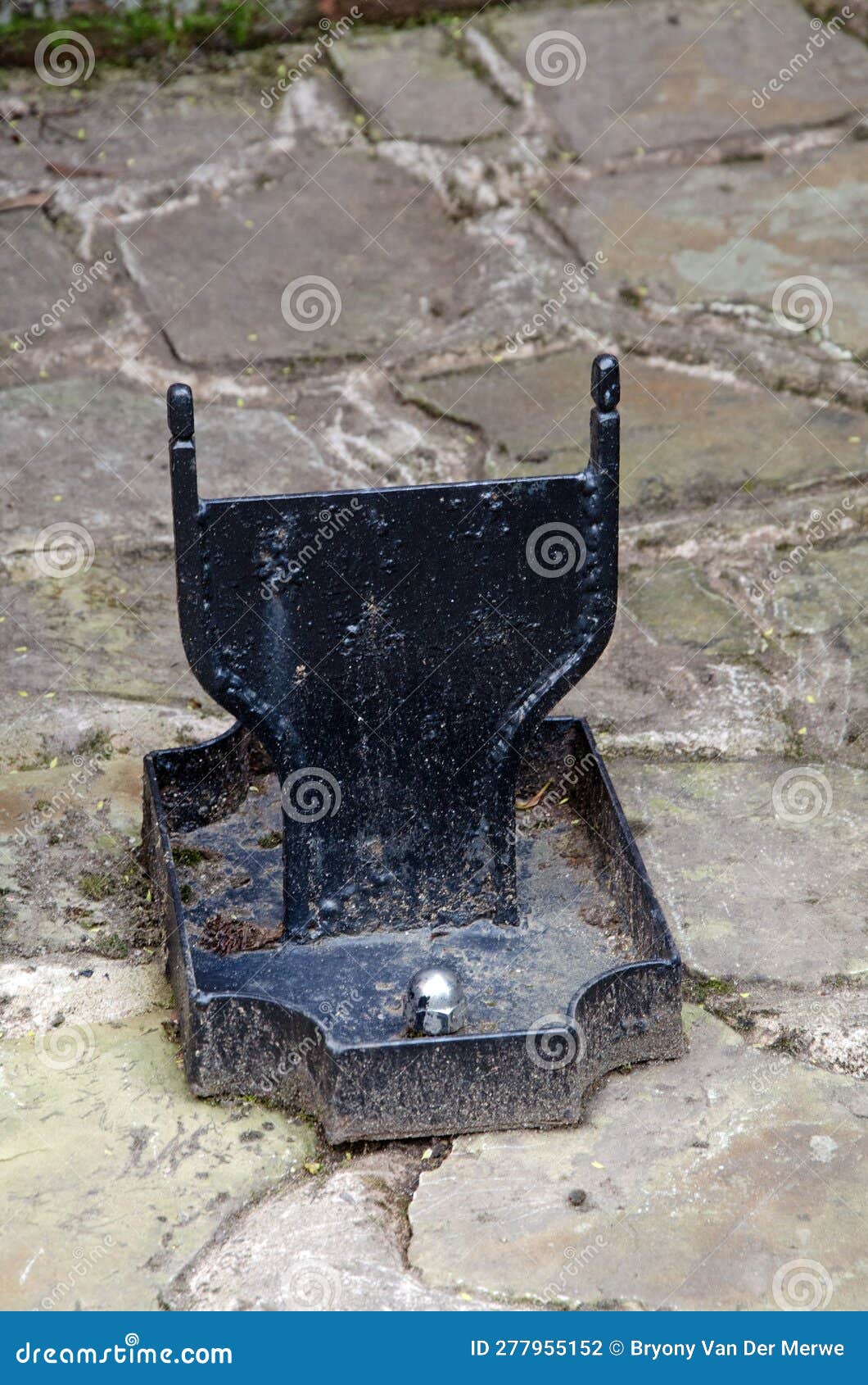 Metal Boot Scraper Free Standing Stock Photo - Image of decorative ...